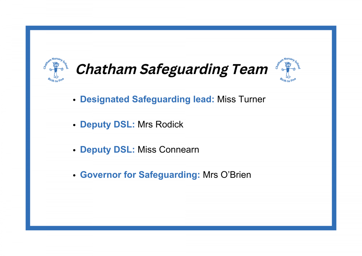 Safeguarding - Chatham Nursery